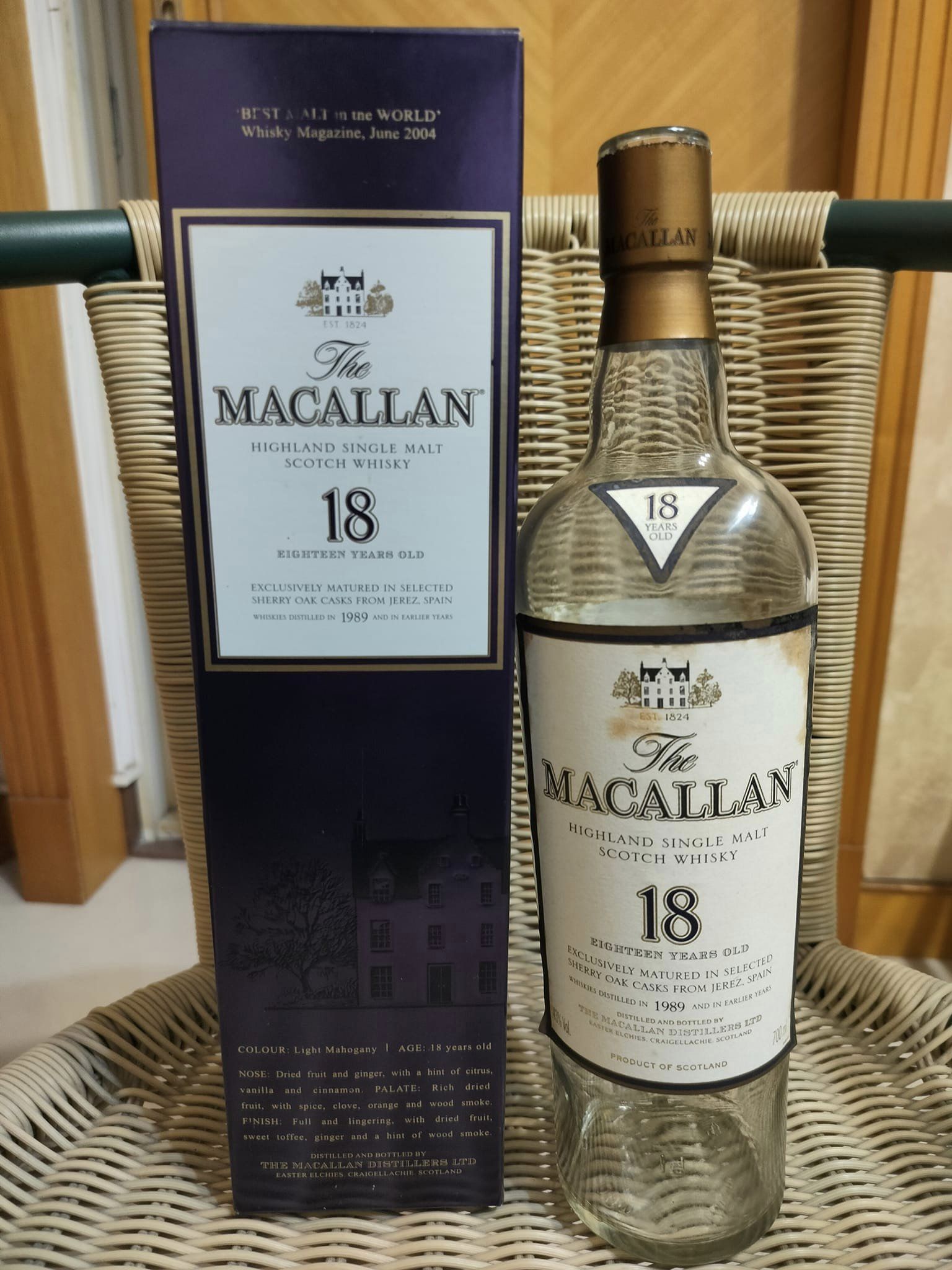 還能說些什麼？麥卡倫18年 The Macallan 18yo 1989年版 – 兩酒之間~葡萄酒&威士忌